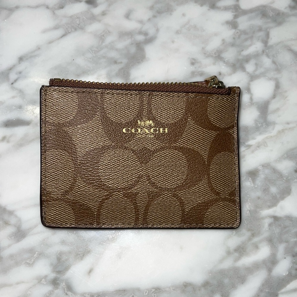 Coach Mini Skinny Id Case - Gem